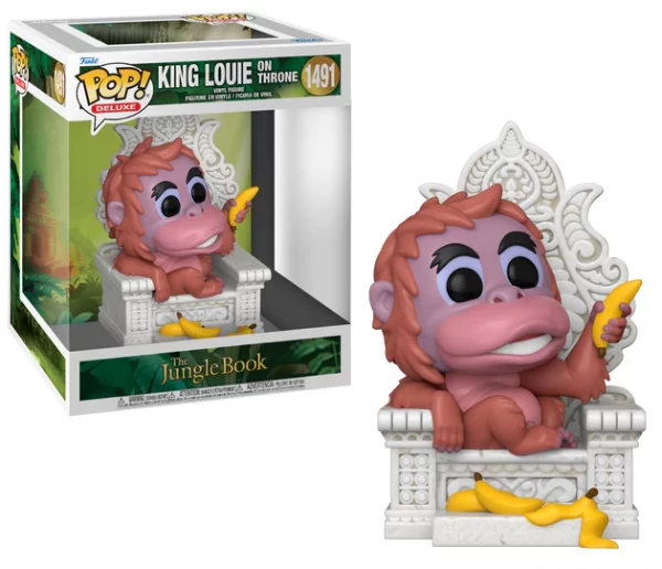 LIVRE DE LA JUNGLE - POP Deluxe N° 1491 - Roi louie sur Throne - Magic ...