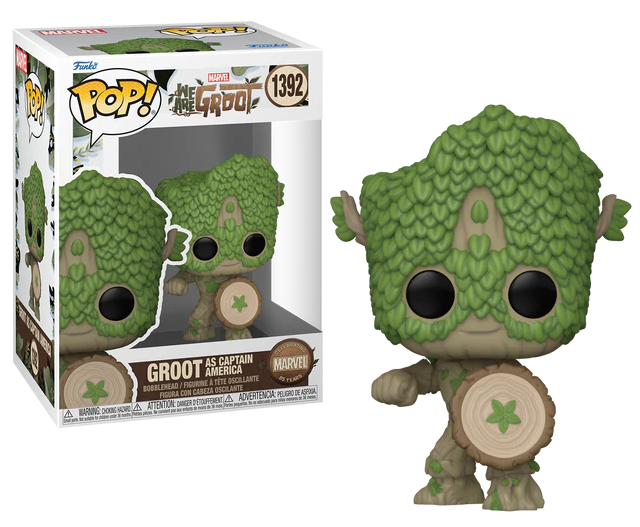 WE ARE GROOT - POP Marvel N° 1392 - Captain America - Magic Heroes