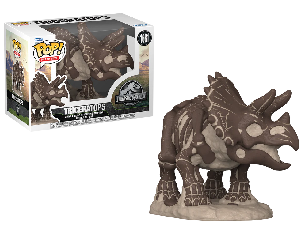JURASSIC PARK FOSSIL - POP Movie N° 1681 - Triceratops - Magic Heroes